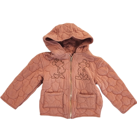 Disney | Jackets & Coats | Disney Mickey And Minnie Mouse Quilted ...
